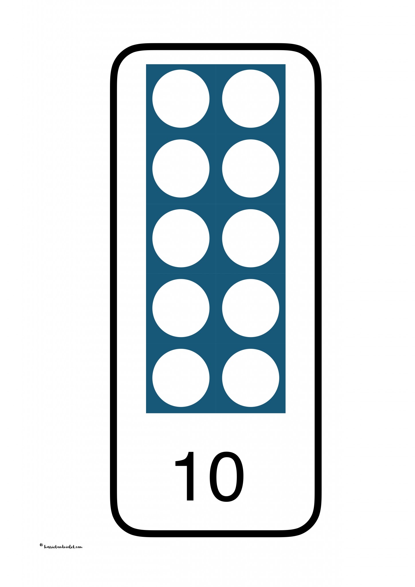 Numicon style number line 0-10 - Free Teaching Resources - Print Play Learn Numicon style number line 0-10 - Free Teaching Resources - Print Play Learn