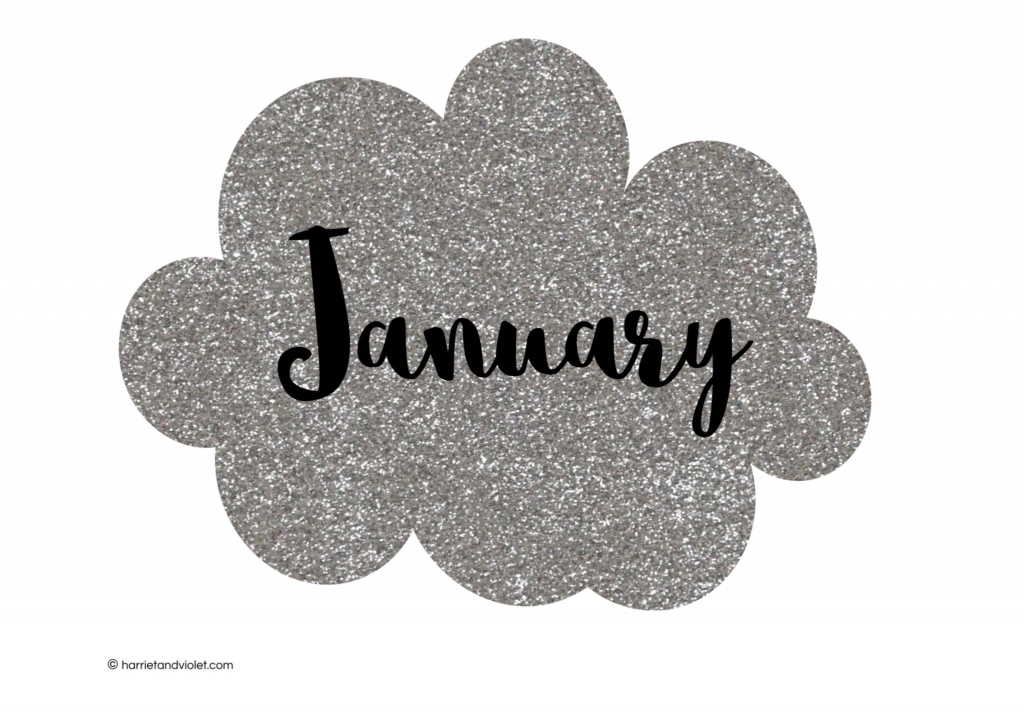 months of the year on rainbows - display - Printable Teaching Resources ...