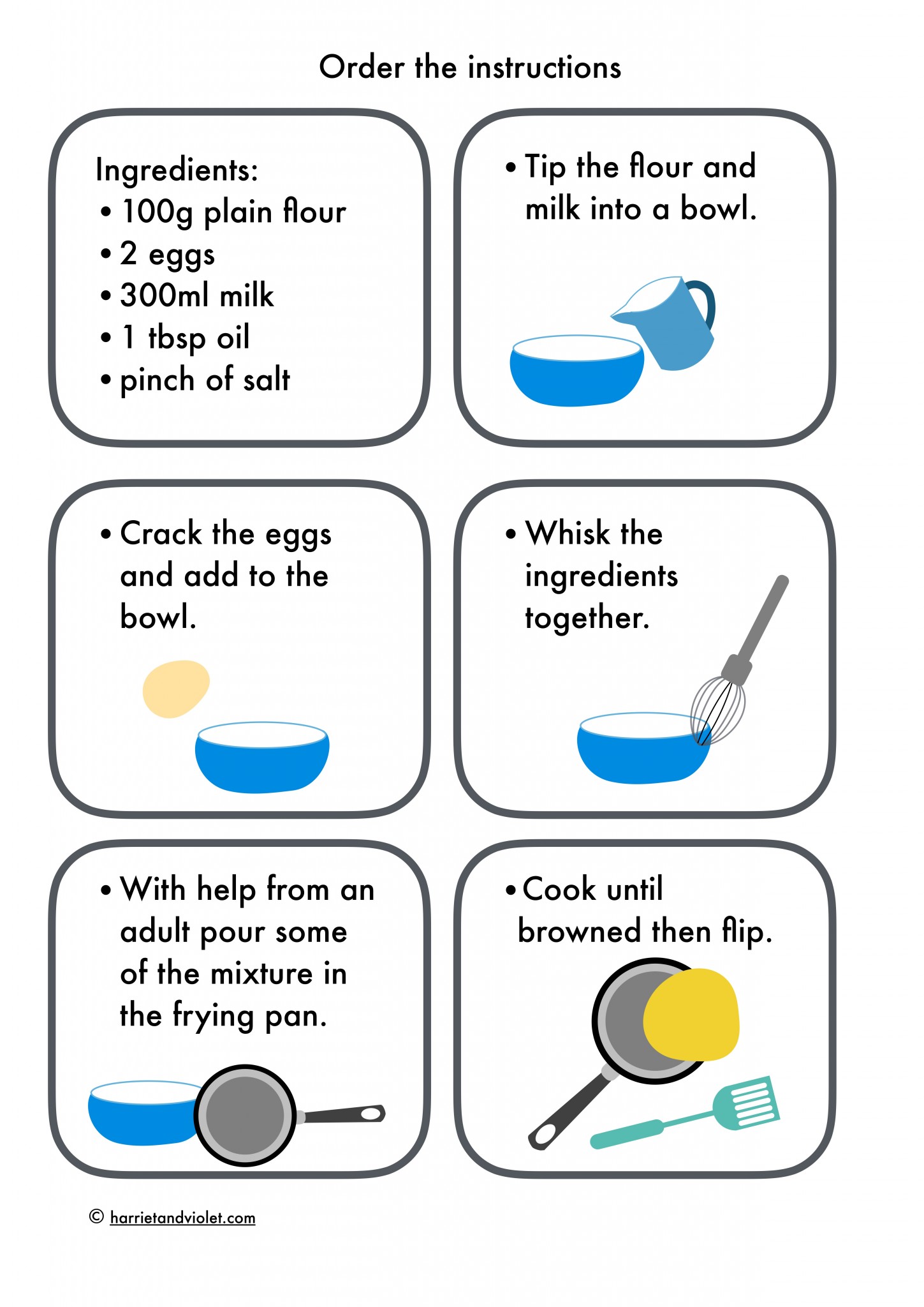 Pancake Instruction Ordering Pancake Day Free Teaching Resources Pancake Instruction Ordering Pancake Day Free Teaching Resources
