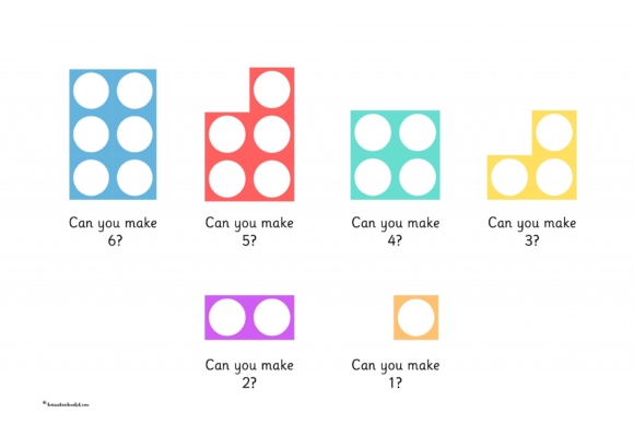 Numicon style image and digits 0-10 - Free Teaching Resources - Print ...