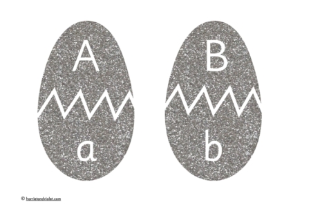 Easter Egg matching alphabet - Free Teaching Resources - Print Play Learn